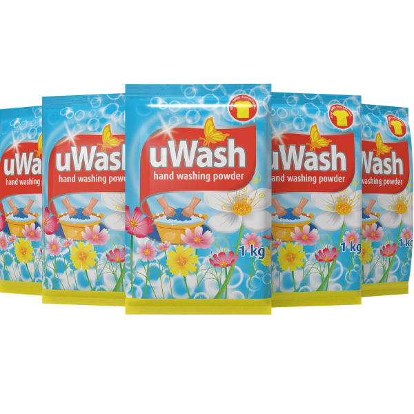 uWash Hand Washing Powder 1kg x 18 Pack - Superior Cleaning, Fresh ...