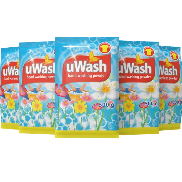 500g x 32 Pack uWash Hand Washing Powder - Compact, Effective, and ...